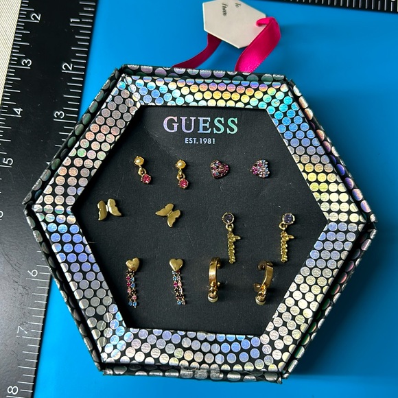 Guess | Jewelry | Newguess 6 Pairs Of Earrings | Poshmark